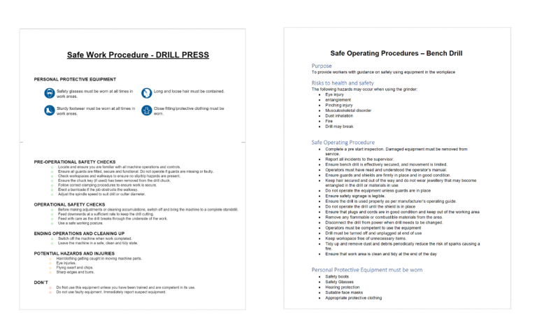 Tips for effective safety document preparation | Action OHS Consulting ...
